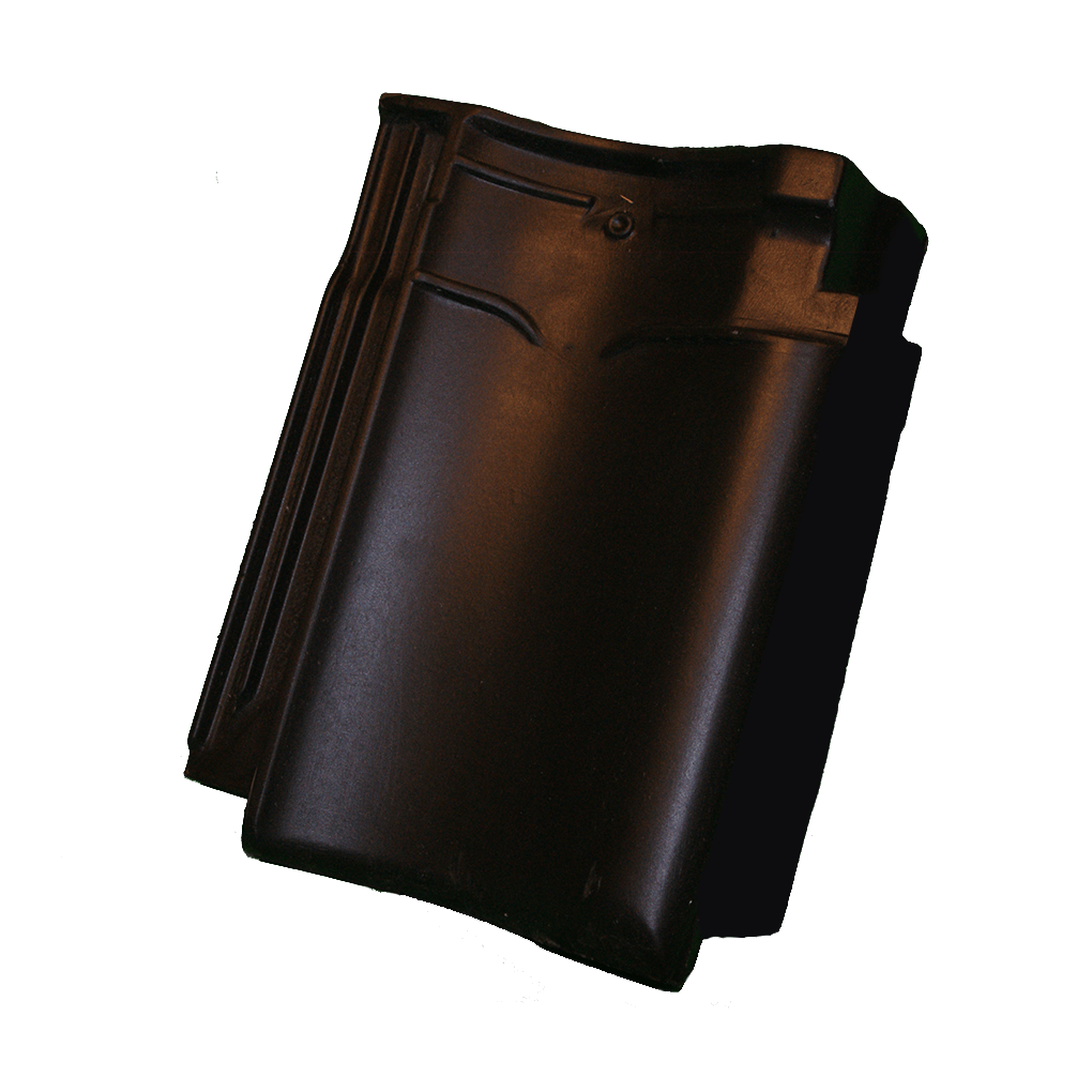 Monier VH-V zwart glazura dakpan - Goedkope Dakpannen - €2,69 €2,69