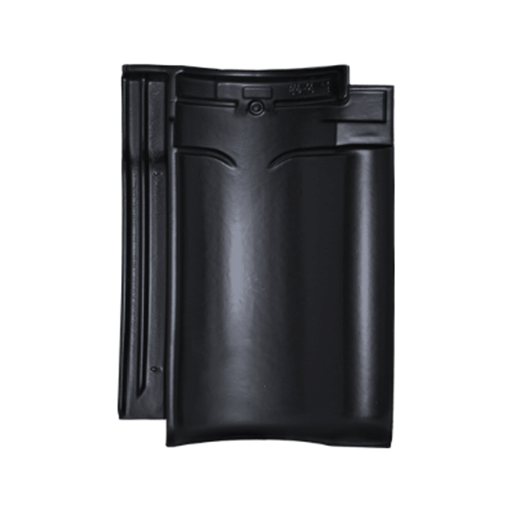 Monier VH-V zwart glazura dakpan - Goedkope Dakpannen