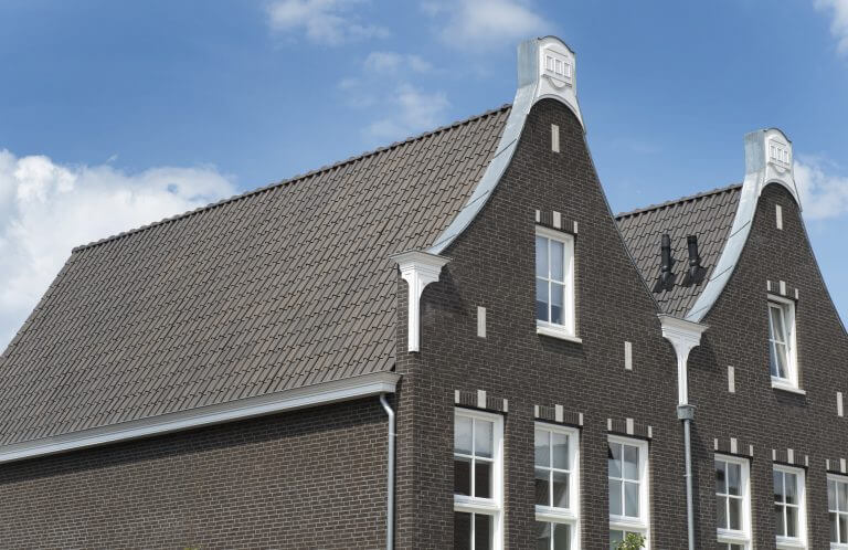 Monier broekstuk 3x halfrond - Goedkope Dakpannen €214,09