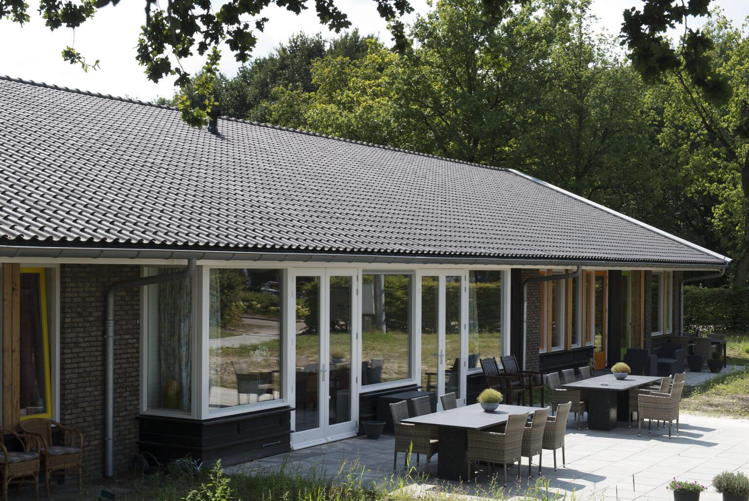 Monier OVH 206 blauw gesmoord dakpan - Goedkope Dakpannen